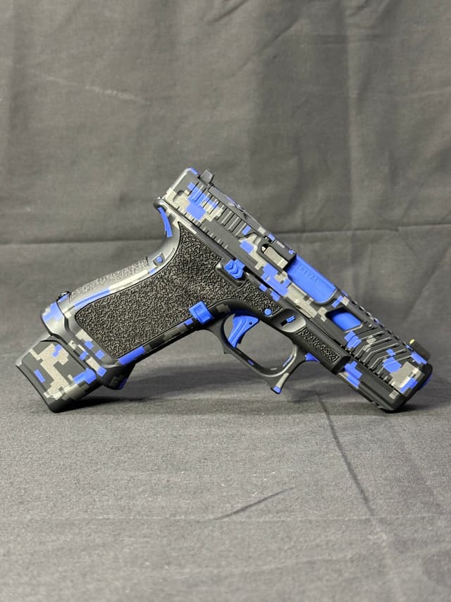 Glock G19 Blue Digi Cam - Weapon DNA