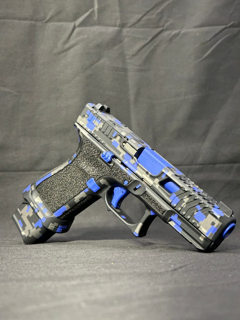Glock G19 Blue Digi Cam - Weapon DNA