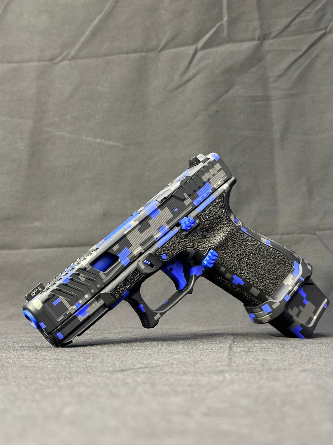 Glock G19 Blue Digi Cam - Weapon DNA