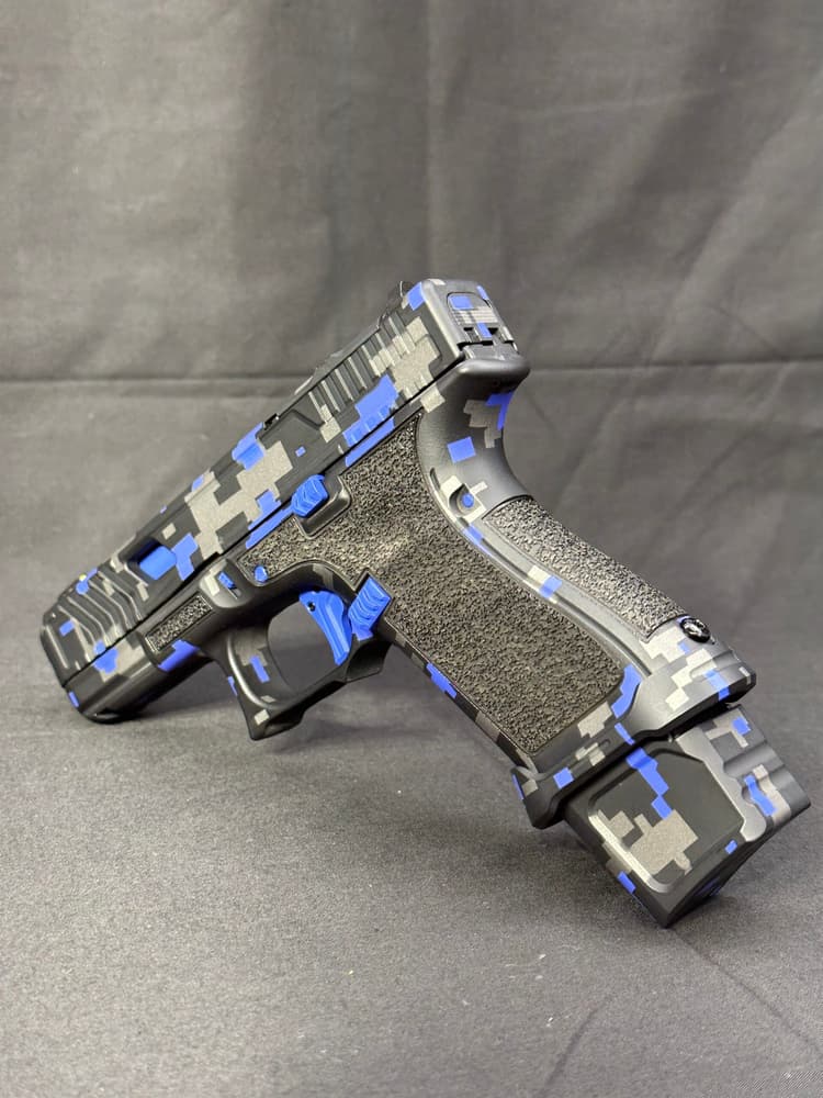 Glock G19 Blue Digi Cam - Weapon DNA