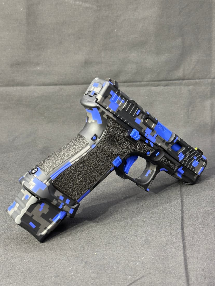 Glock G19 Blue Digi Cam - Weapon DNA