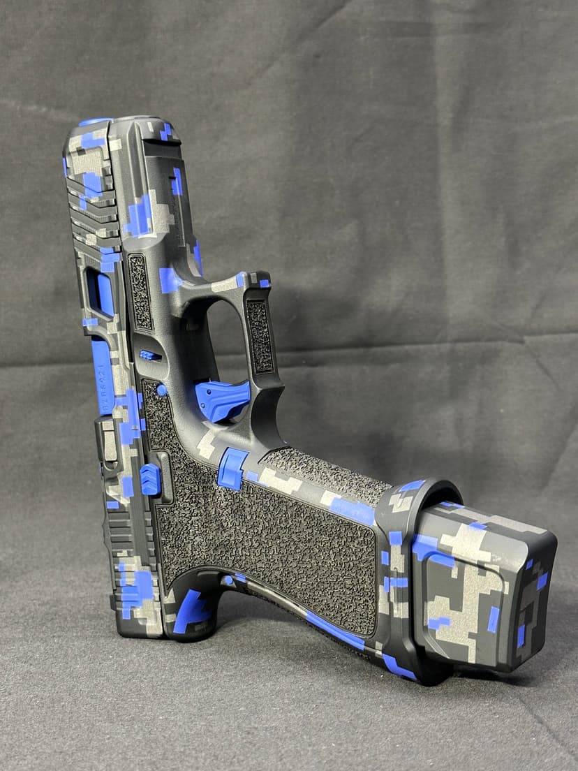 Glock G19 Blue Digi Cam - Weapon DNA