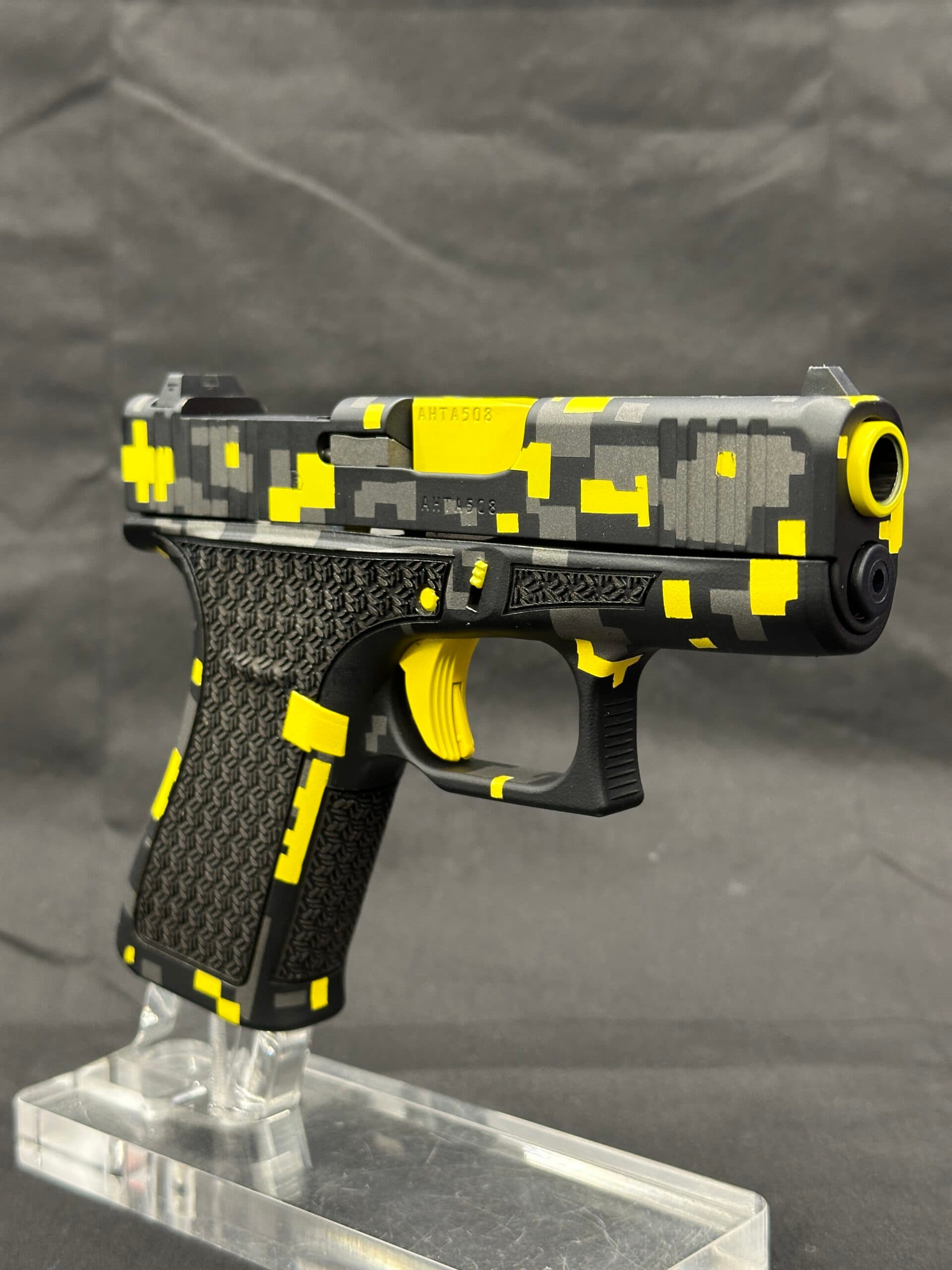 Glock G43X Yellow Digi Cam - Weapon DNA