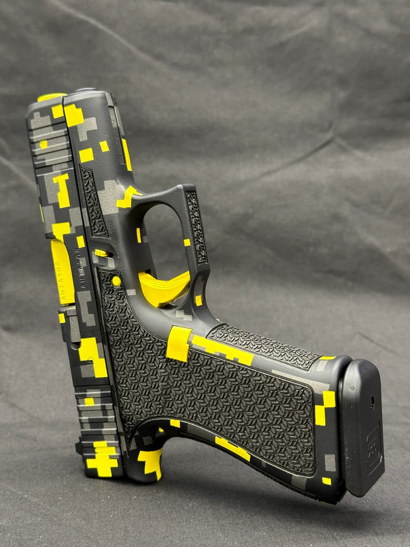 Glock G43X Yellow Digi Cam - Weapon DNA