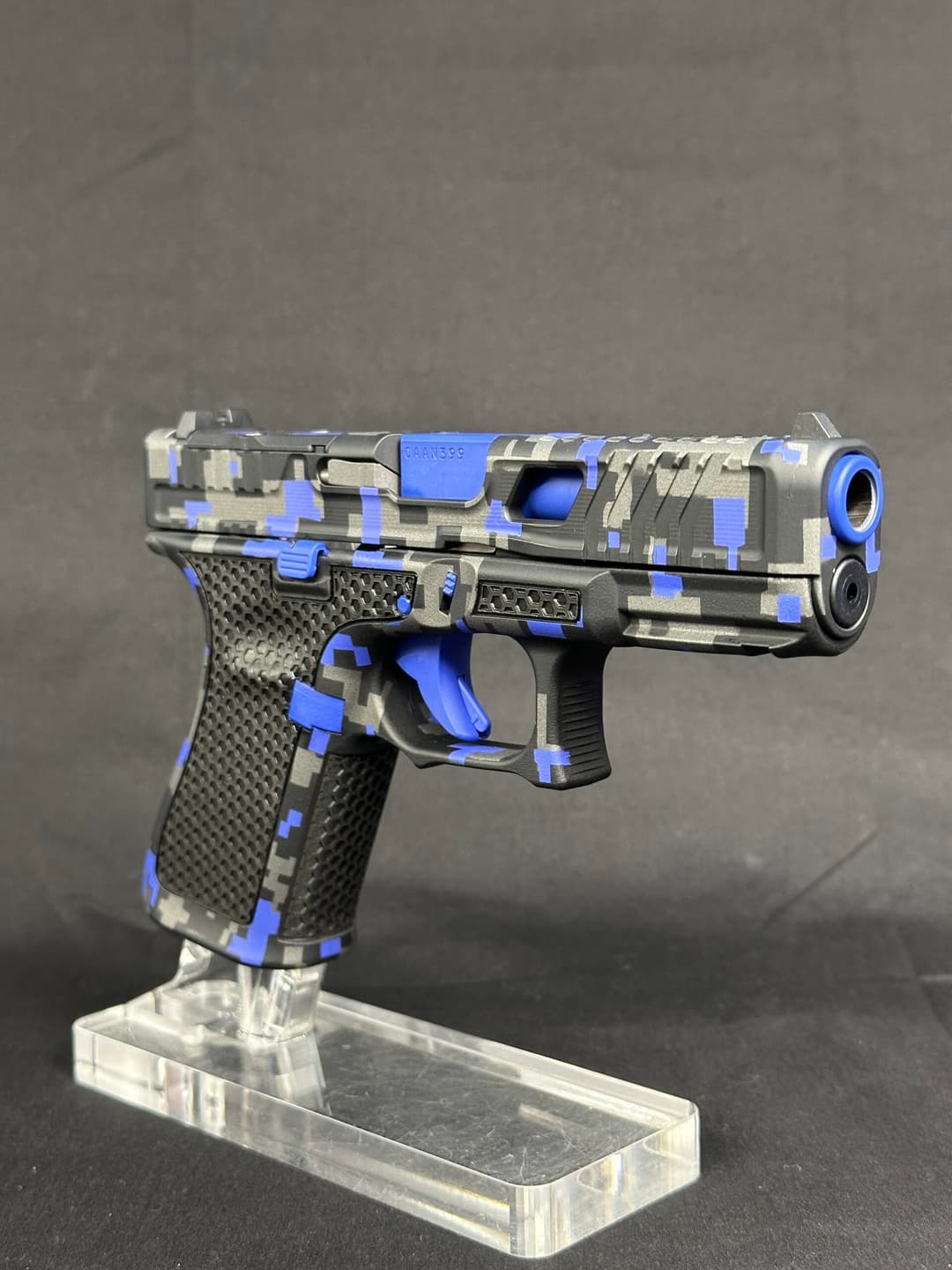 Glock G19 Blue Digi Cam - Weapon DNA