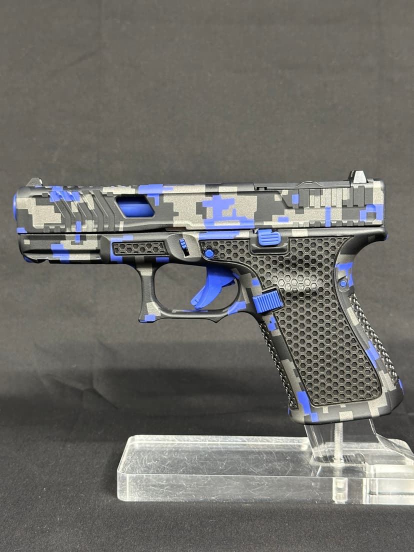 Glock G19 Blue Digi Cam - Weapon DNA