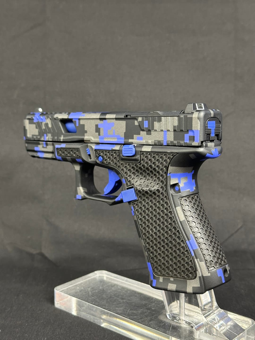 Glock G19 Blue Digi Cam - Weapon DNA
