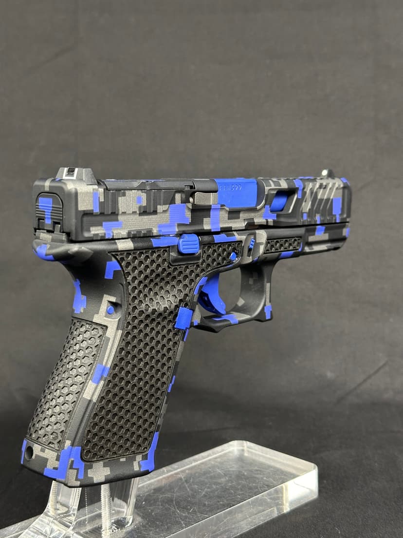 Glock G19 Blue Digi Cam - Weapon DNA