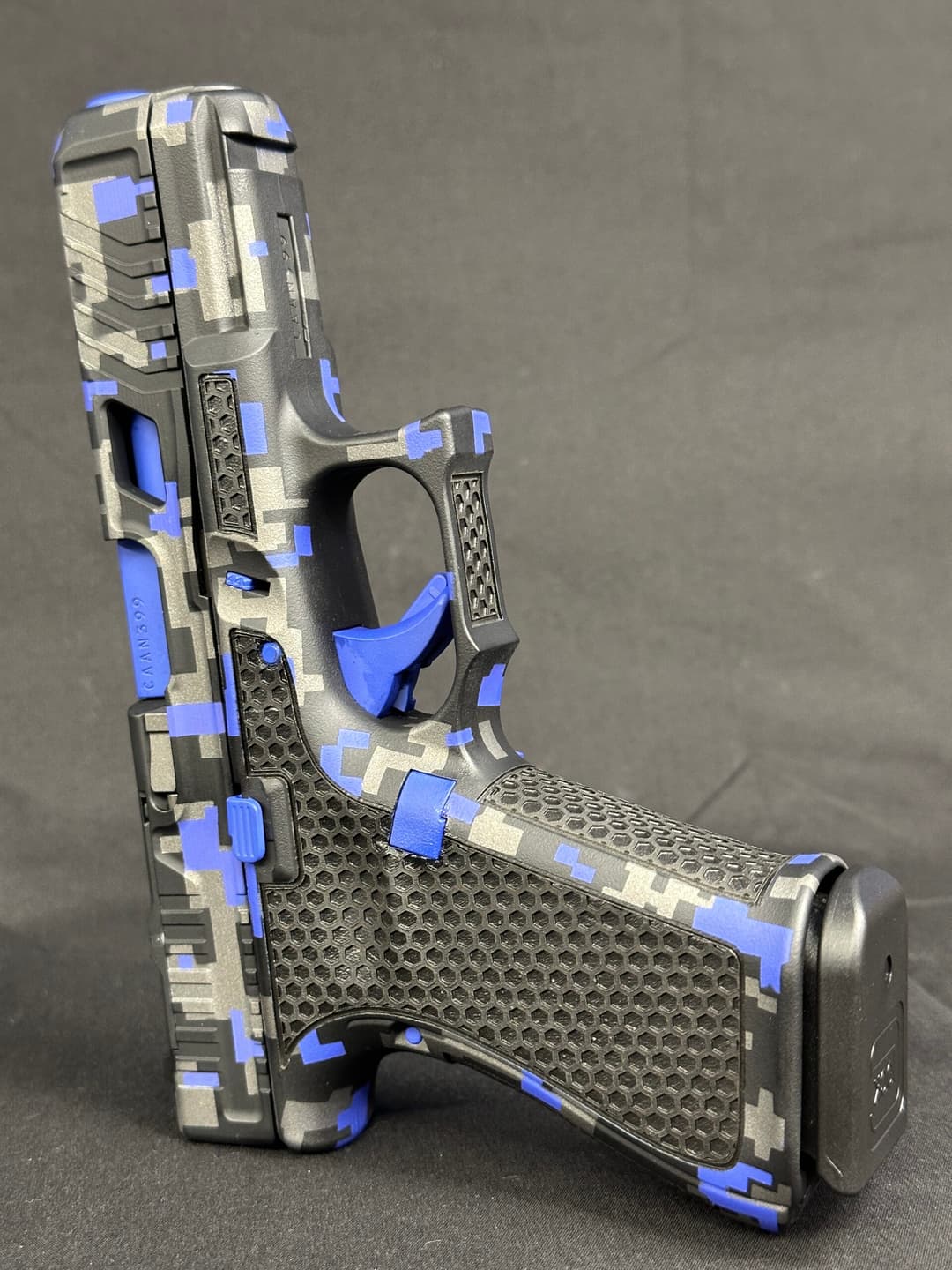 Glock G19 Blue Digi Cam - Weapon DNA