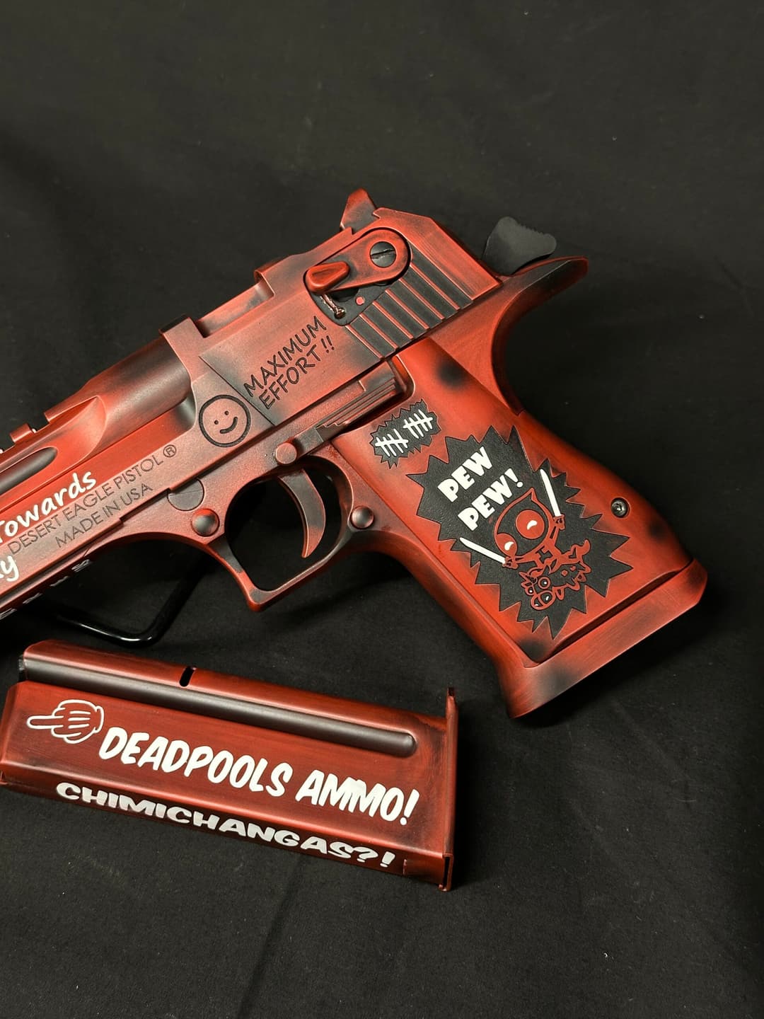 Deadpool Magnum Research Desert Eagle L5 - Single Action 44 Magnum ...